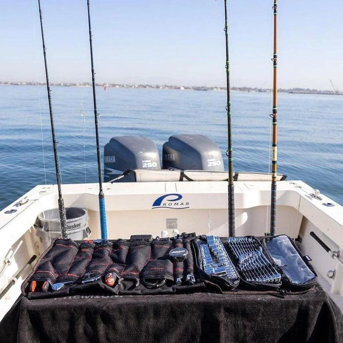 Boat Roll | 82-Piece Marine Tool Roll and Dry Bag | Metric + SAE ...