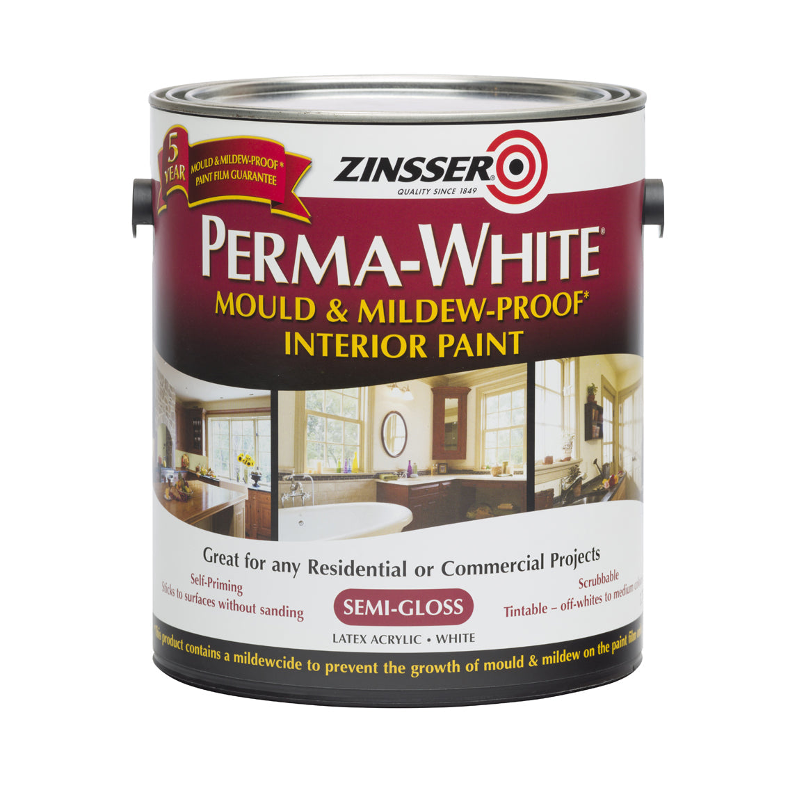 Zinsser Perma-White Semi Gloss - Garage Workshop Solutions