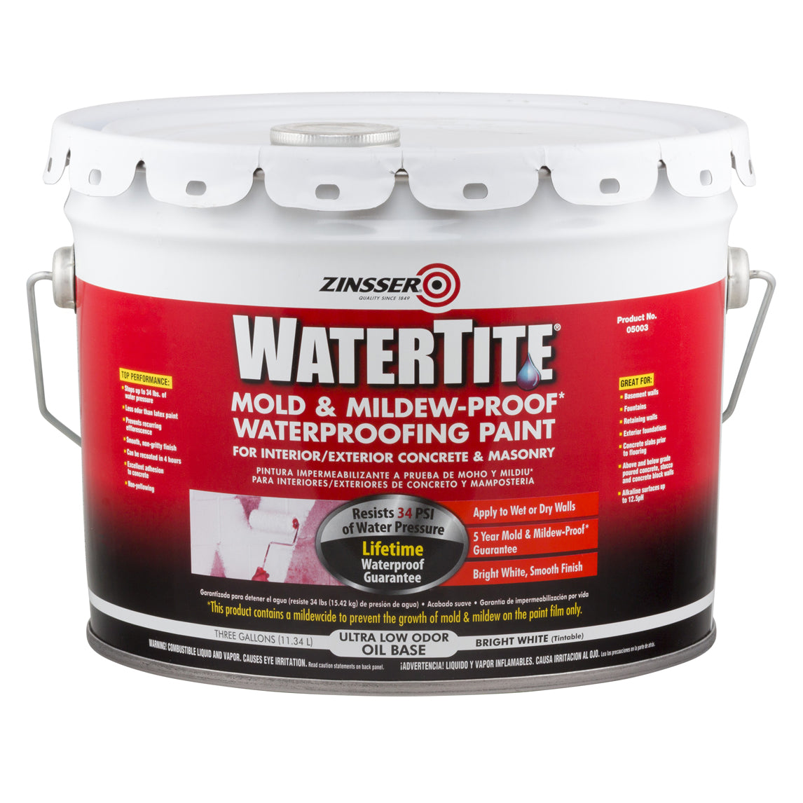 Zinsser WaterTite Paint - Garage Workshop Solutions