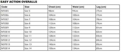 Haydn Easy Action Overalls Heavy Duty Washable Workwear