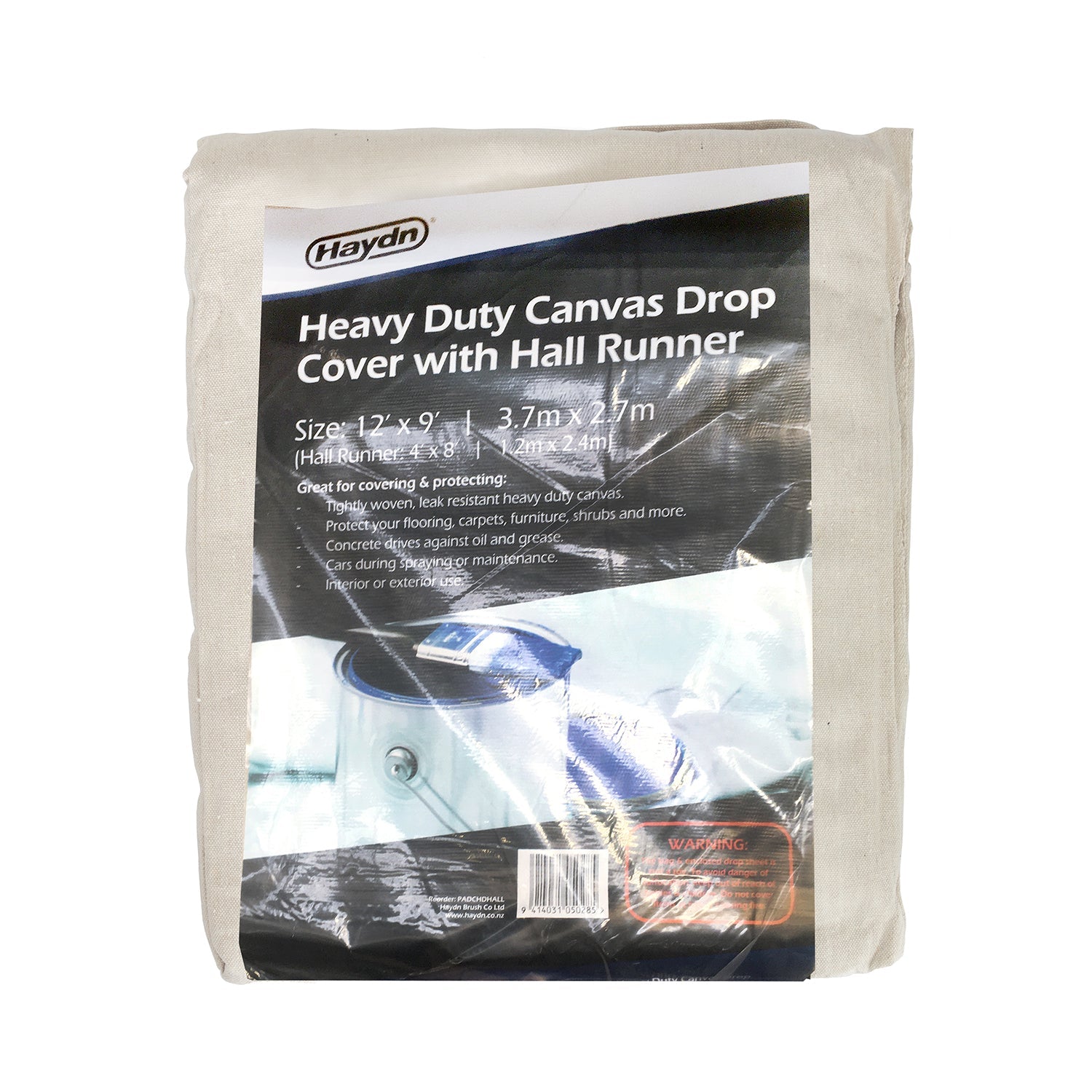 Heavy Duty Canvas Drop Cover - Garage Workshop Solutions