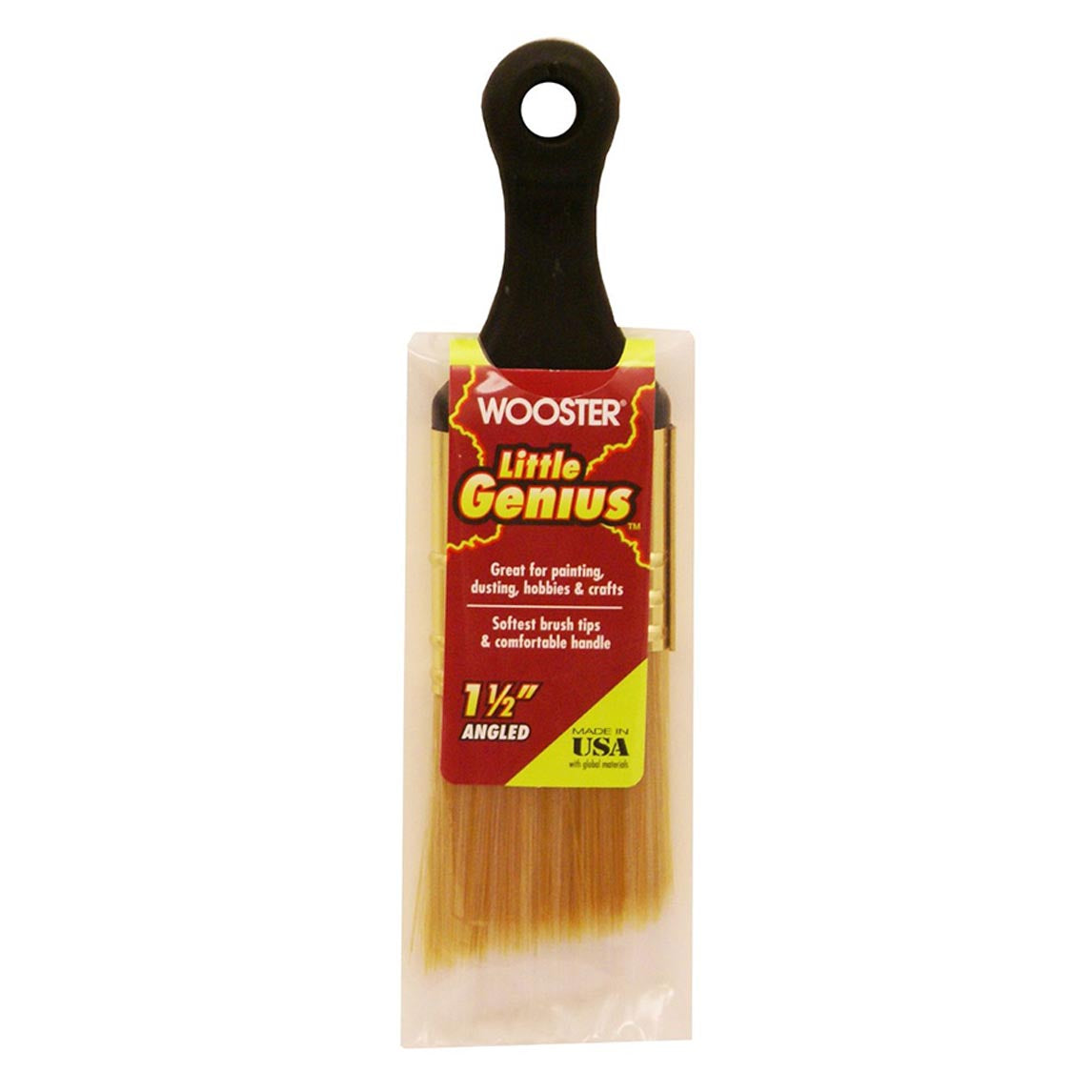 Little Genius Paint Brush with Short Recycled Handle