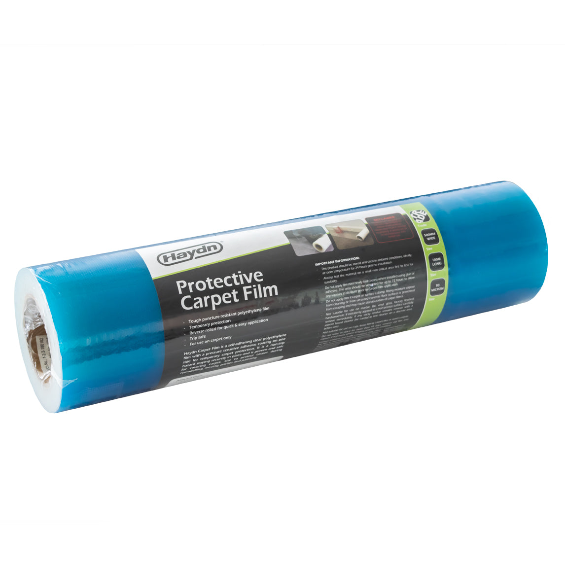 Carpet Protection Film 500mm x 100m – Tough & Trip Safe